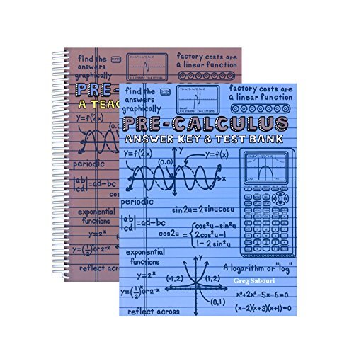 A Teaching Text Books PRE Calculus Text Books And The Answer Keys. by ...