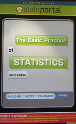 Basic Practice of Statistics Statsportal by Moore by William I. Notz ...