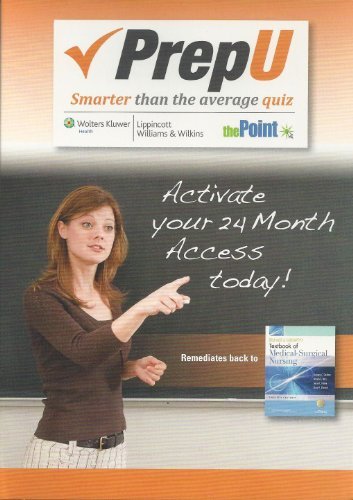 Medical-Surgical Nursing PrepU Pass Code by Suzanne C. O'Connell ...