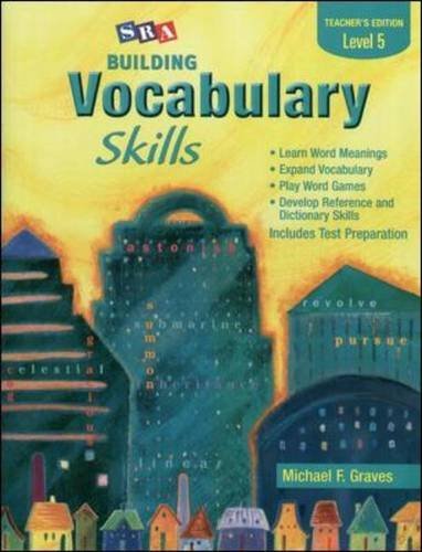 Building Vocabulary Skills A - Teacher's Edition - Level 5 by Michael F ...