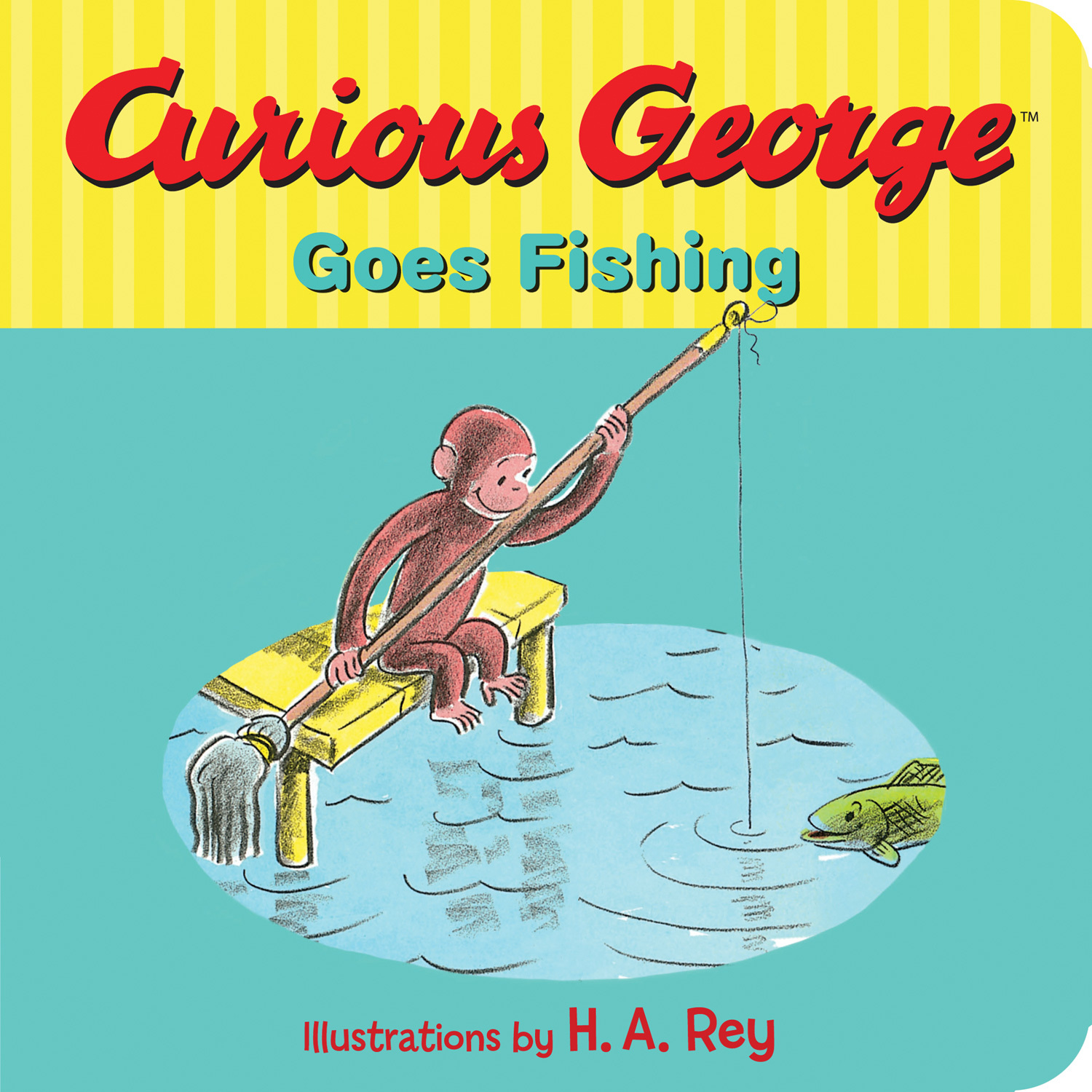 Curious George Goes Fishing by Margret Rey | Goodreads