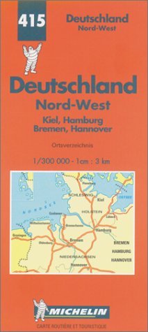 Michelin Germany Northwest Map by Michelin | Goodreads