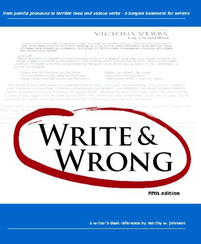Write and Wrong by Marthy Johnson | Goodreads