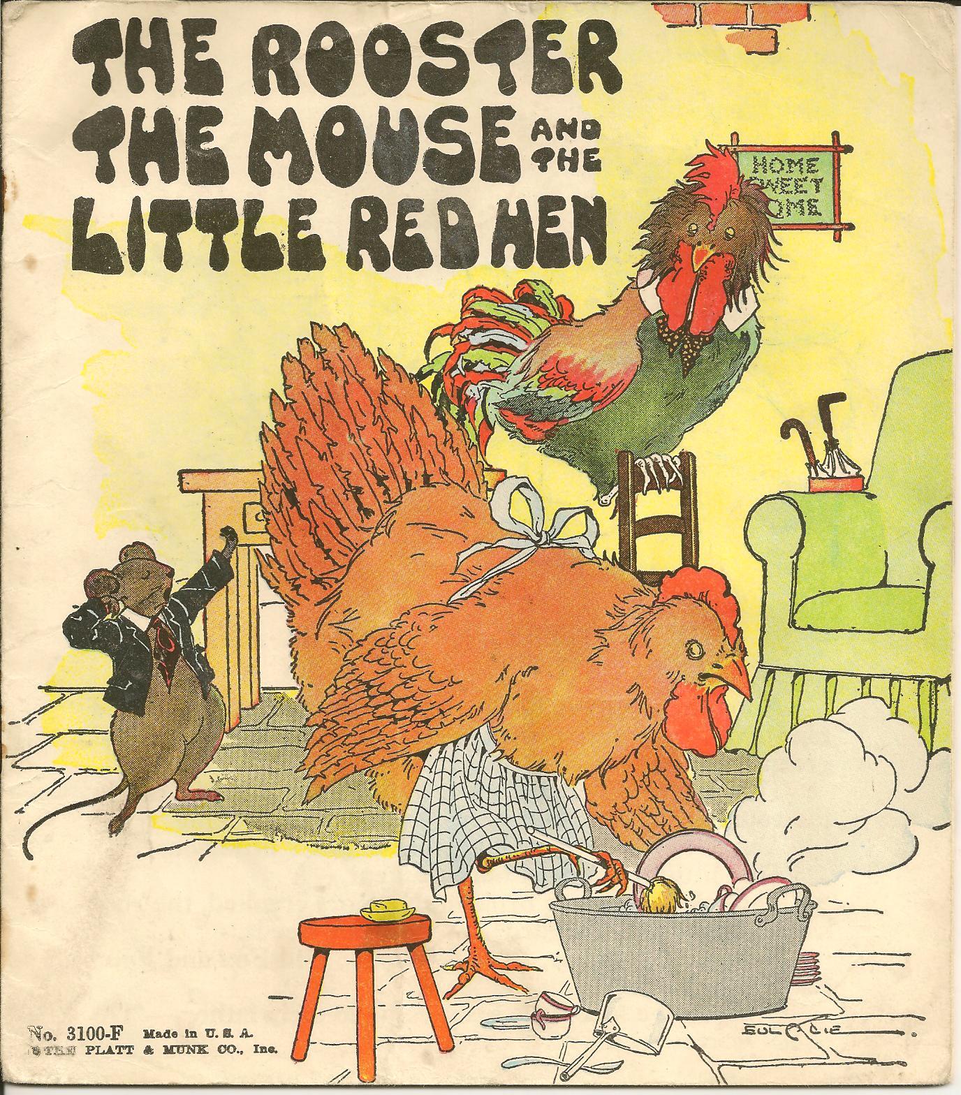 The Rooster, The Mouse and the Little Red Hen (No: 3100-F) by Eulalie ...