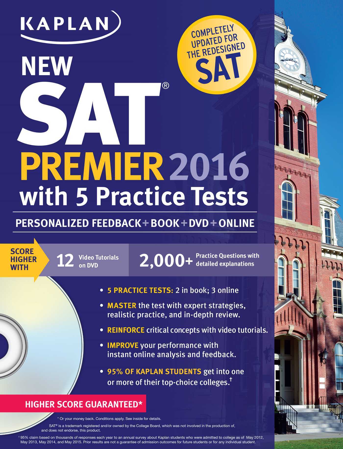 Kaplan New SAT Premier 2016: With 5 Practice Tests by Kaplan Test Prep ...