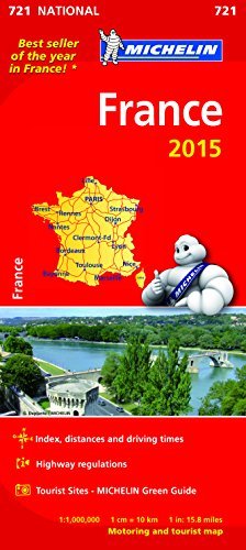 France Map 2015 by Guides Touristiques Michelin | Goodreads