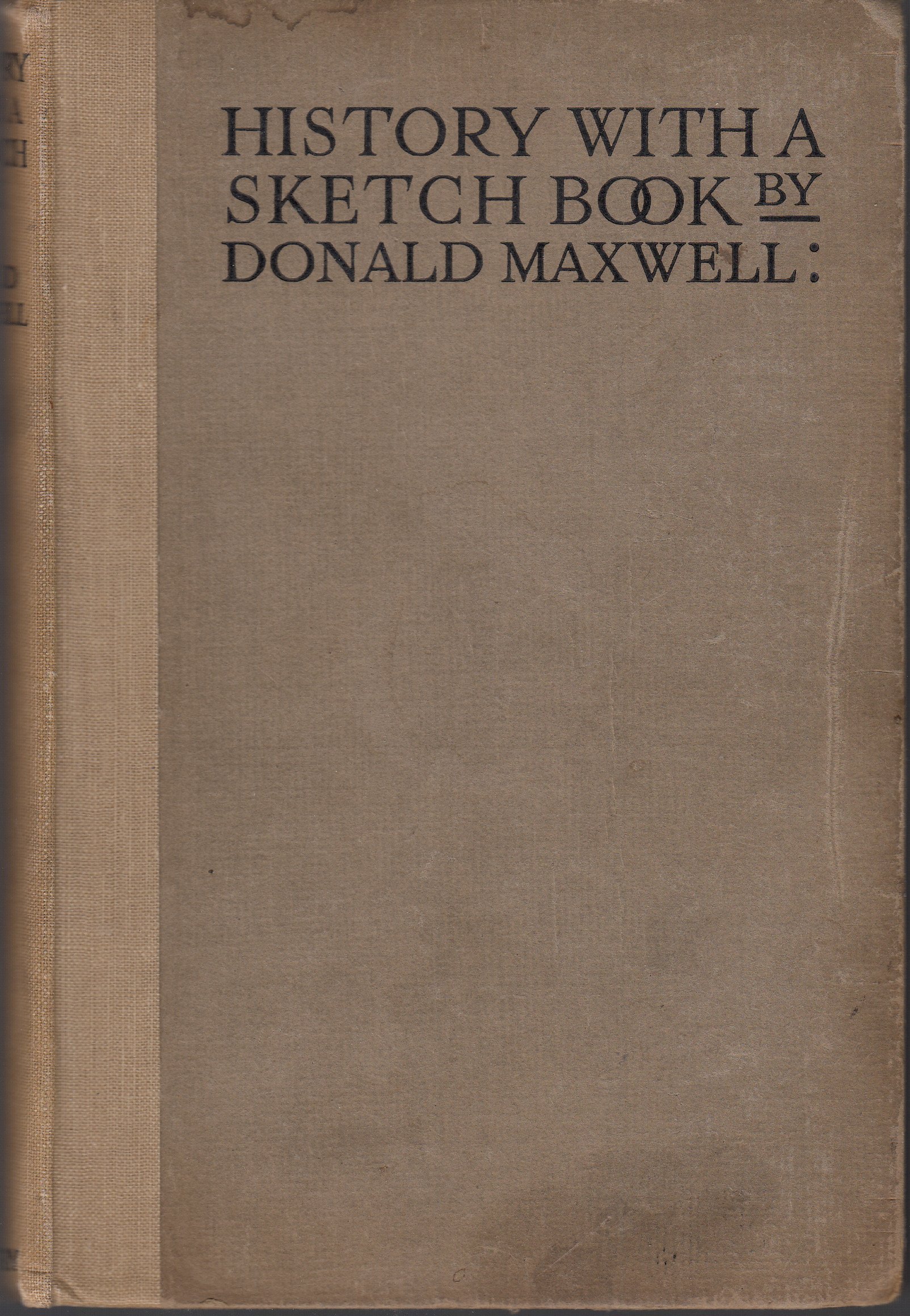 History With a Sketch Book by Donald Maxwell | Goodreads