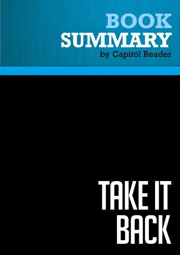 Summary: Take It Back: Review and Analysis of James Carville and Paul ...