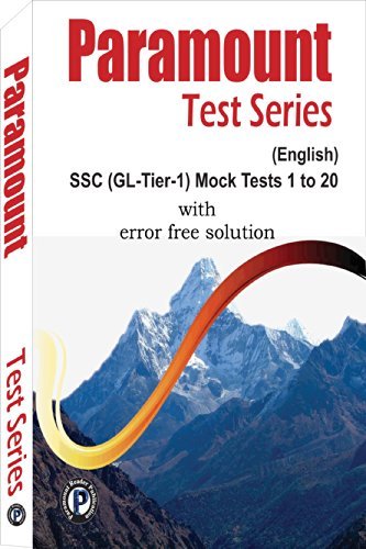 Paramount Test Series (CGL Tier 1) Test 1-20 by Paramount Pictures ...