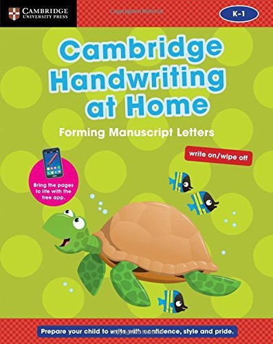 Cambridge Handwriting At Home Forming Manuscript Letters By Gill 