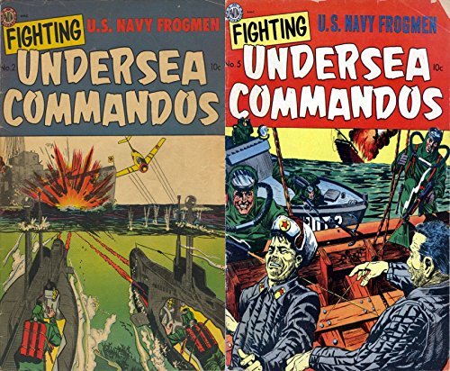 Fighting Underseas Commandos. Issues 2 and 5. U.S. Navy Frogmen. Golden ...