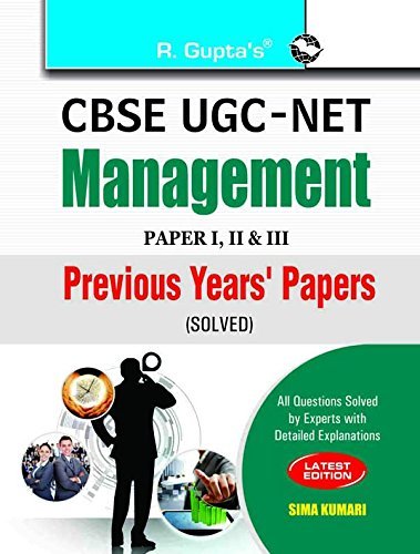 Ugc-Net: Management Previous Years Papers (Paper I, II & III) Solved by ...