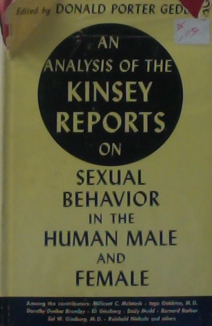 Analysis of the Kinsey Reports by Donald Porter Geddes | Goodreads