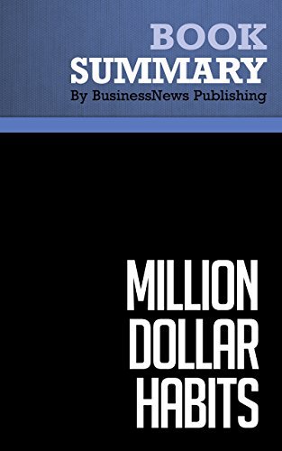 Summary: Million Dollar Habits: Review and Analysis of Tracy's Book by ...
