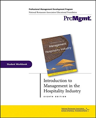 Introduction to Management in the Hospitality Industry: Workbook by Tom ...