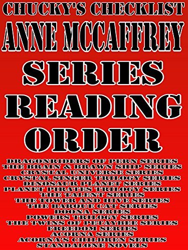 ANNE McCAFFREY: SERIES READING ORDER: CHUCKYS CHECKLIST [Dragonriders ...