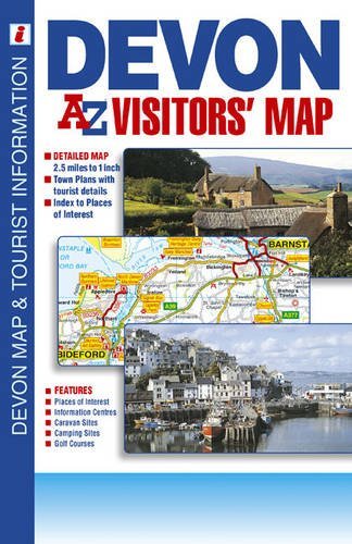 Devon Visitors Map (A-Z Visitors Map) by Geographers' A-Z Map Company ...