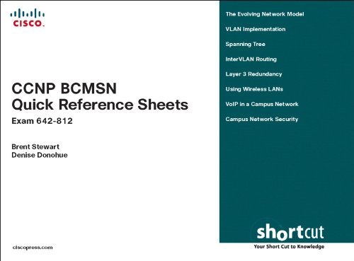 CCNP BCMSN Quick Reference Sheets, Digital Shortcut by Brent Stewart | Goodreads