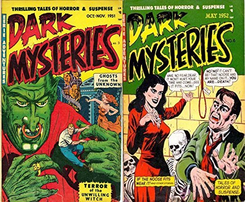 Dark Mysteries. Issues 3 and 6. Tales of horror and suspense. Ghosts ...