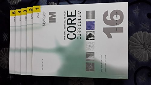 Internal Medicine Review Core Curriculum 16th Edition 5 Volume Set by ...
