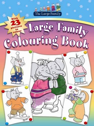 Large Family Colouring Book by Jill Murphy | Goodreads