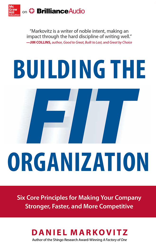 Building the Fit Organization by Daniel Markovitz | Goodreads