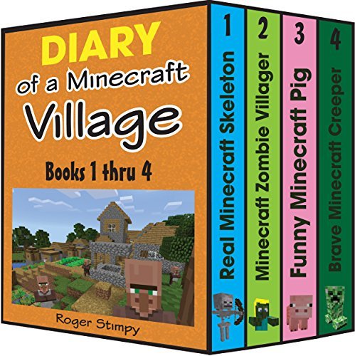 Minecraft: Diary of a Minecraft Village Volume 1: Books 1 thru 4 ...