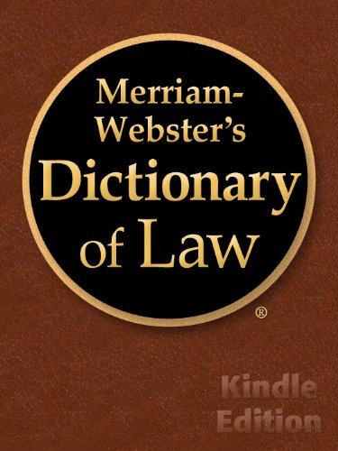 Merriam-Webster's Dictionary of Law, Kindle Edition by Merriam-Webster ...