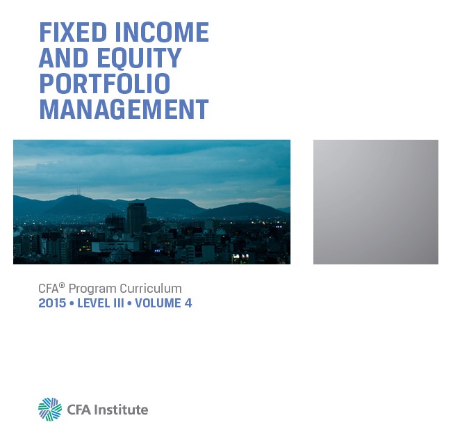 Fixed Income and Equity Portfolio Management by CFA Institute | Goodreads