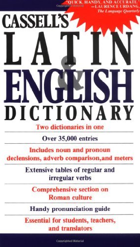 Cassell's Concise Latin-English, English-Latin Dictionary by D.P ...