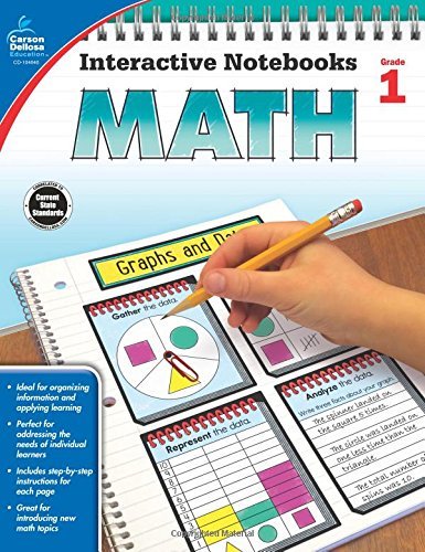 Carson Dellosa Math Interactive Notebook, Grade 1 by Carson-Dellosa ...