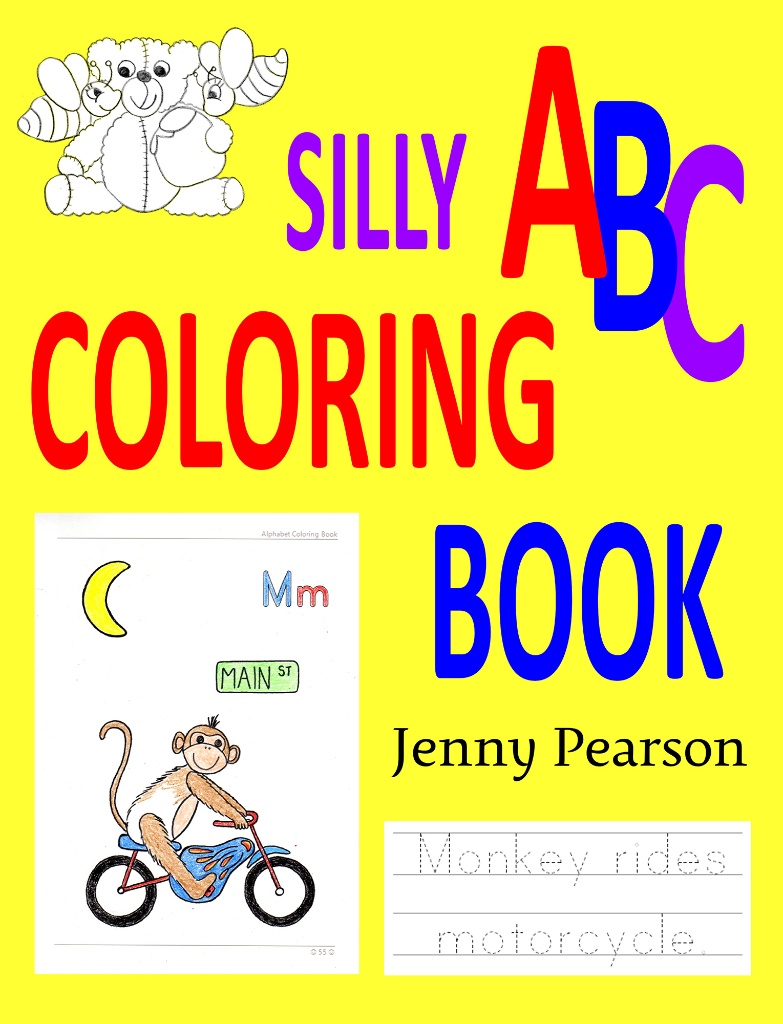 Silly ABC Coloring Book: Learn to Write the Alphabet by Jenny Pearson ...