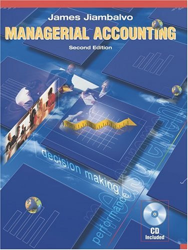 Managerial Accounting [with eGrade Plus 1-Term Access] by James ...