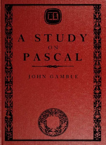 A Study On Pascal by John Gamble | Goodreads