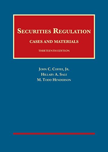 Securities Regulation by John C. Coffee Jr. | Goodreads