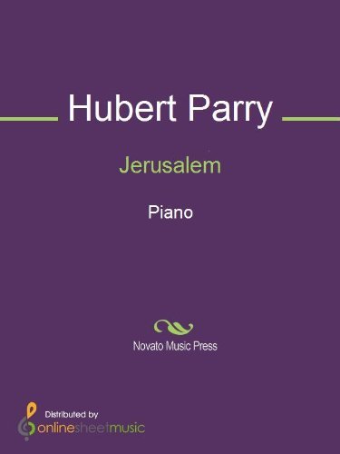Jerusalem Sheet Music by Hubert Parry | Goodreads