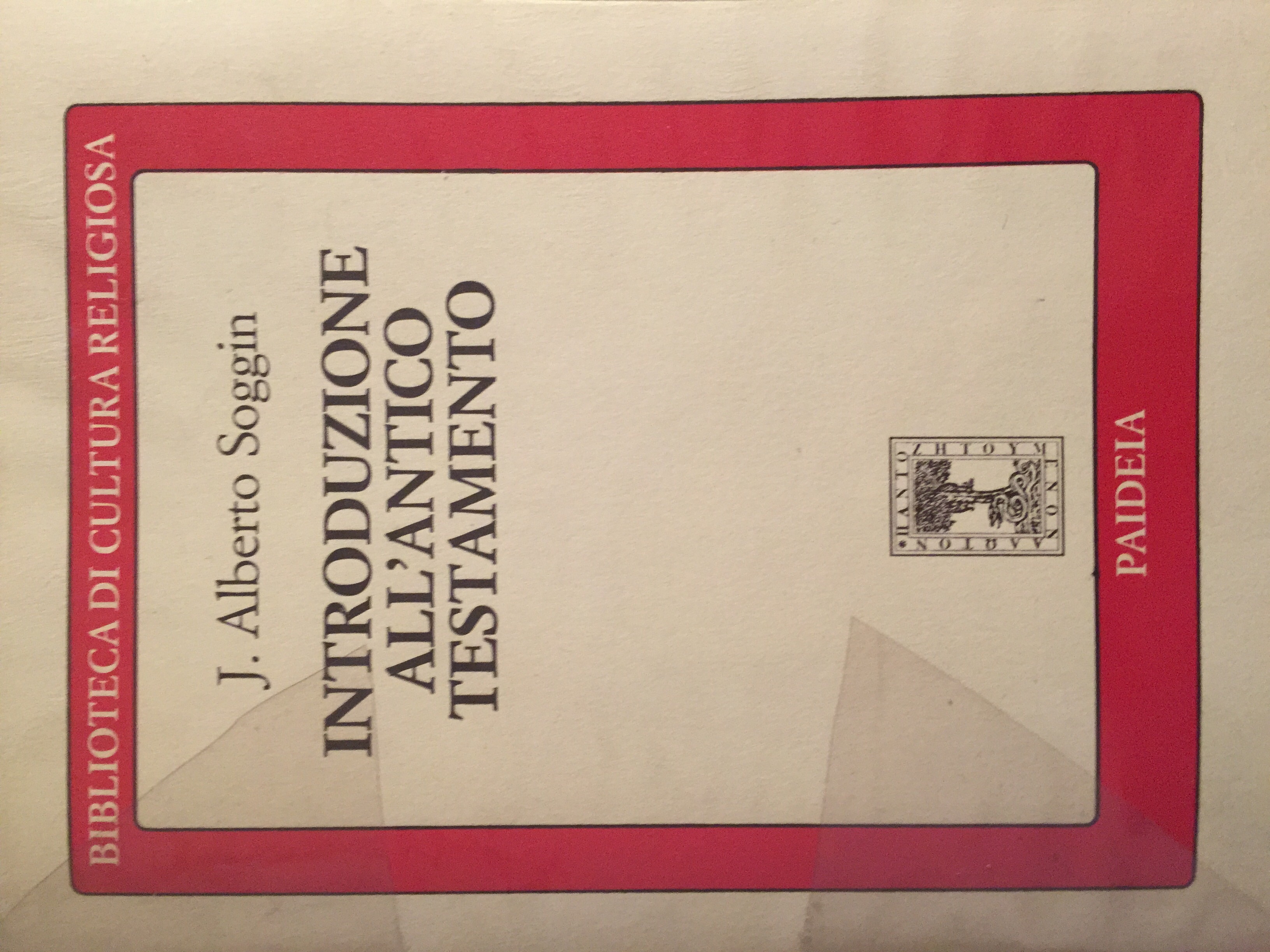 Introduzione All'Antico Testamento [Biblioteca di Cultura Religiosa] by ...