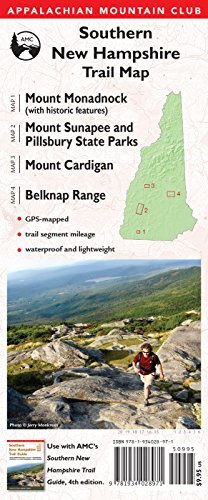 AMC Southern New Hampshire Trail Maps 1–4: Mount Monadnock (with ...