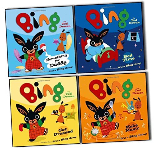 Bing As seen On TV CBeebies 4 Children story Books Collection Pack Set ...