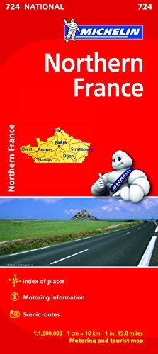 Michelin Regional Map Northern France 724 by Michelin | Goodreads