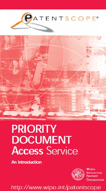 PRIORITY DOCUMENT Access Service - An Introduction by World Intellectual Property Organization ...