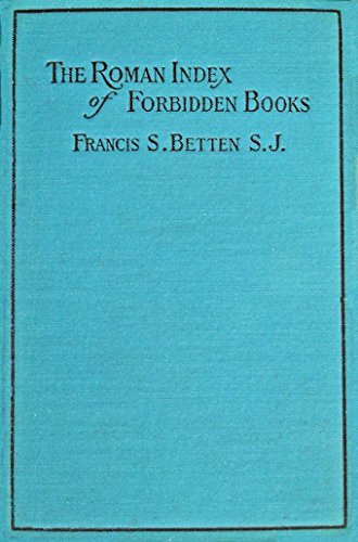Catholic Index Of Prohibited Books