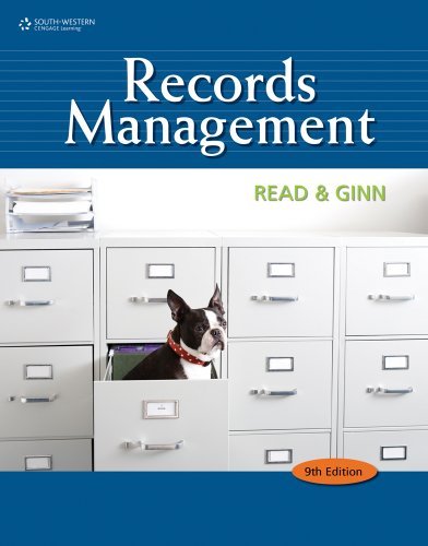 Bundle: Records Management, 9th + Simulation + Study Guide + WebTutor ...