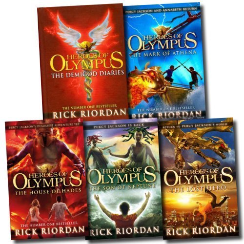 Heroes of olympus Complete Collection 5 Books Set by Rick Riordan by ...