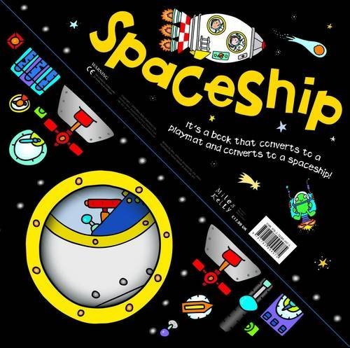 Convertible Spaceship-Innovative, 3-in-1 Convertible Storybook, Playmat ...