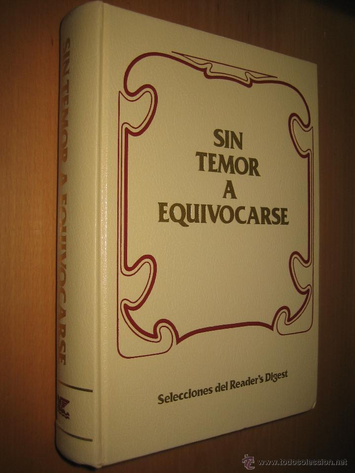 Sin temor a equivocarse by Reader's Digest Association | Goodreads