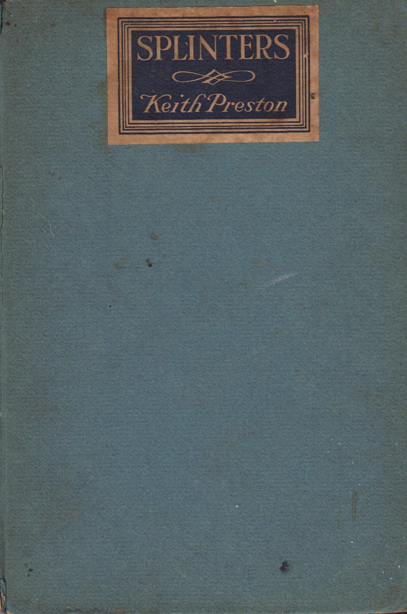 Splinters by Keith Preston | Goodreads