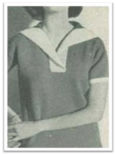 #2754 MIDDY BLOUSE VINTAGE KNITTING PATTERN by Princess of Patterns ...