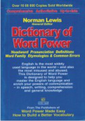 Dictionary of Word Power ; Headword, Pronunciation,Definitions.Word ...