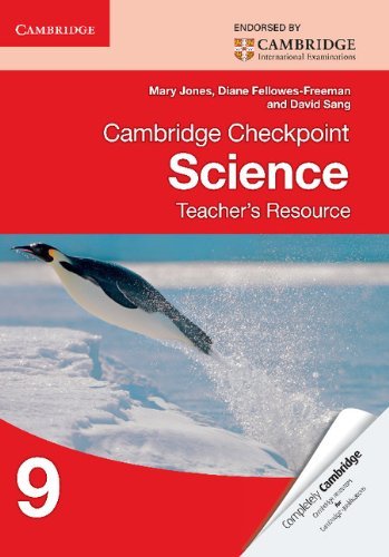 Cambridge Checkpoint Science Teacher's Resource 9 by Mary Jones | Goodreads